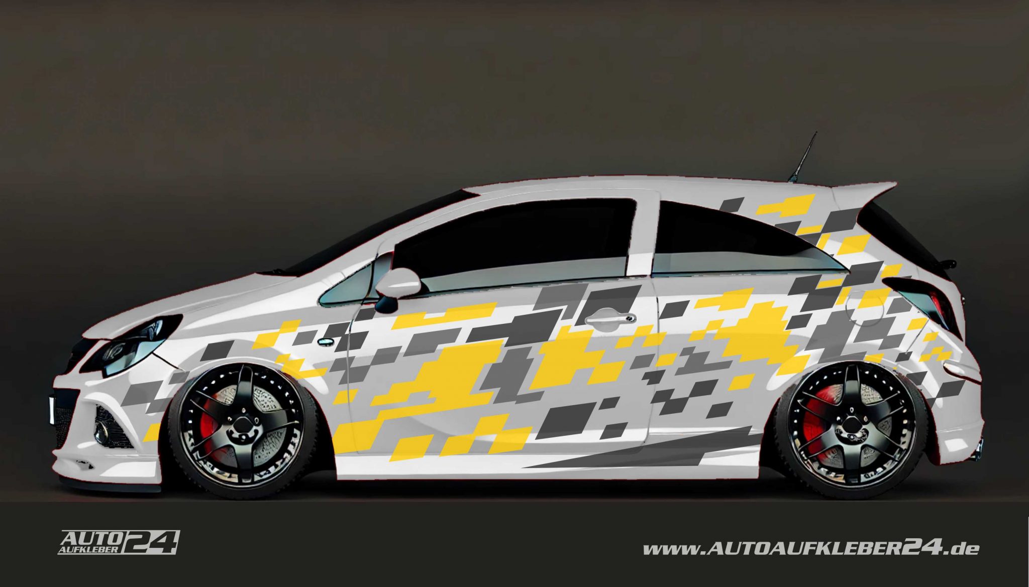 HIGH VOLTAGE DESIGN - Elektro Auto Design - Aufkleber SET #001
