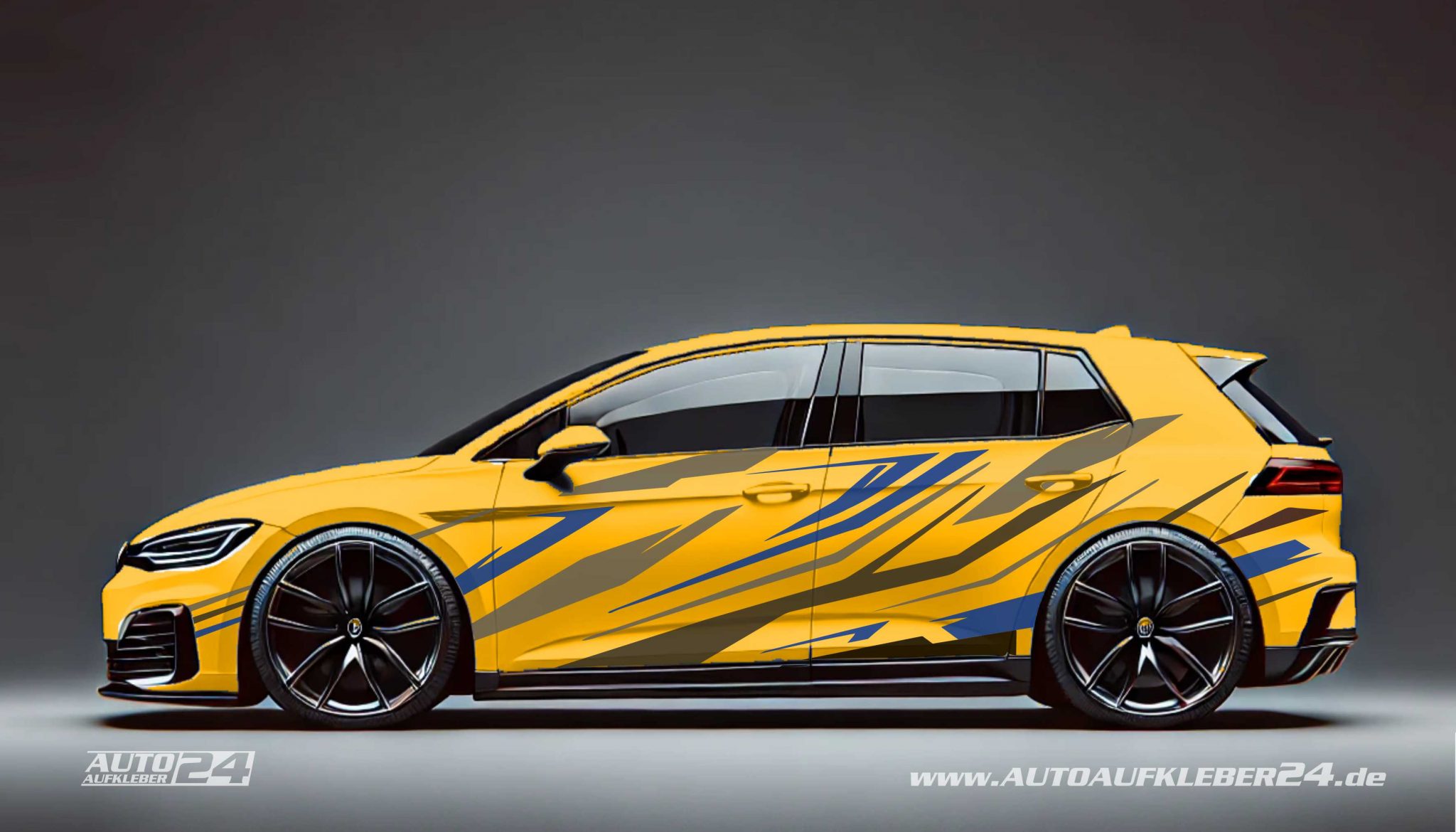 HIGH VOLTAGE DESIGN - Elektro Auto Design - Aufkleber SET #001