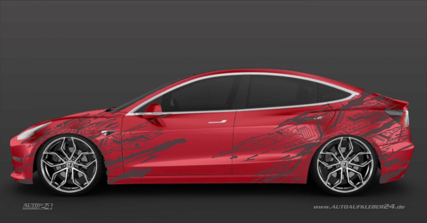 Tesla Model 3 Folieren